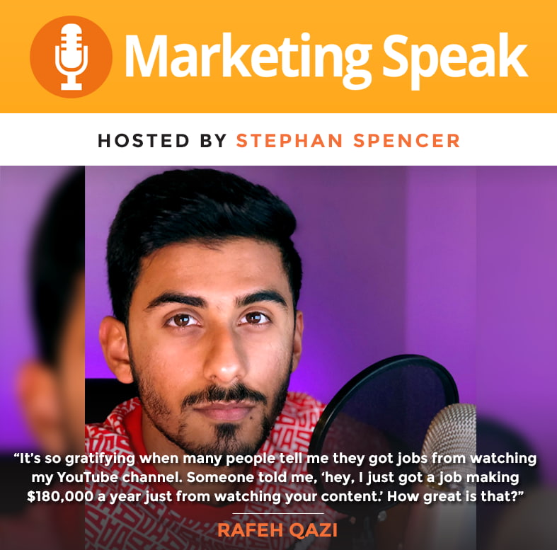 Scaling and Monetizing a YouTube Channel with Rafeh Qazi - Marketing Speak
