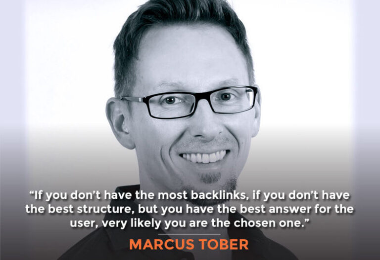 Becoming an SEO Strategist Instead of a Tactician with Marcus Tober ...
