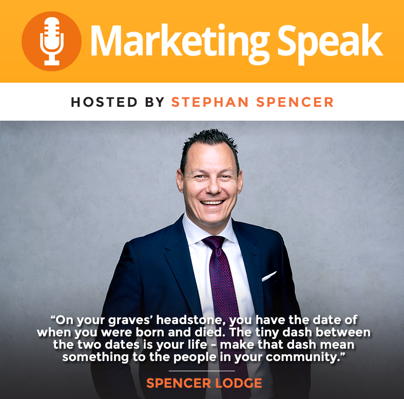Podcast Storytelling with Spencer Lodge - Marketing Speak